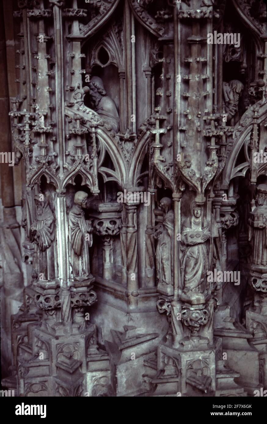 Vienna, Austria. 6/15-16/1990. St. Stephen’s Cathedral. Construction ...