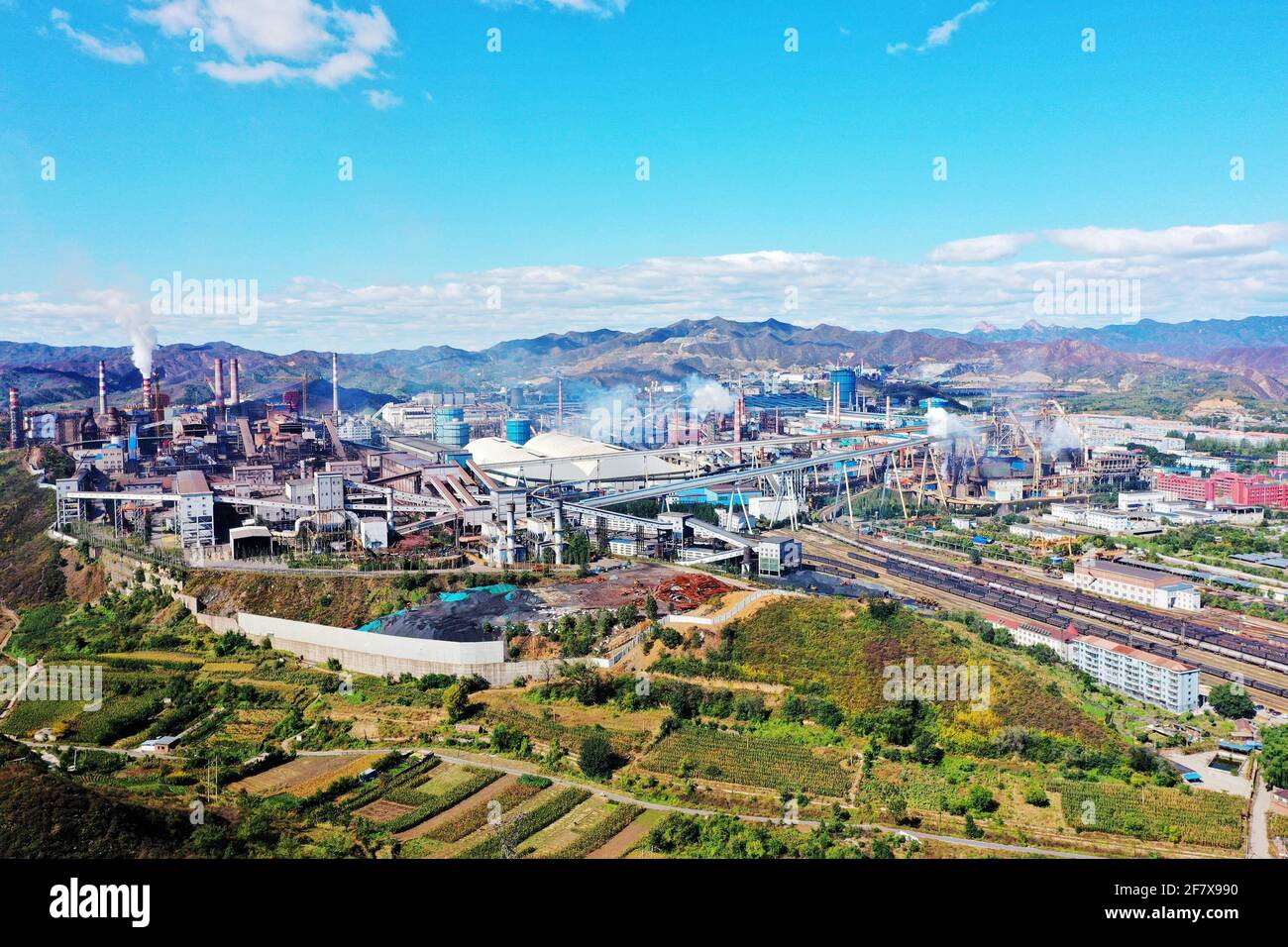 CHENGDE, CHINA - OCTOBER 2, 2020 - Aerial photo taken on Oct. 2, 2020 ...