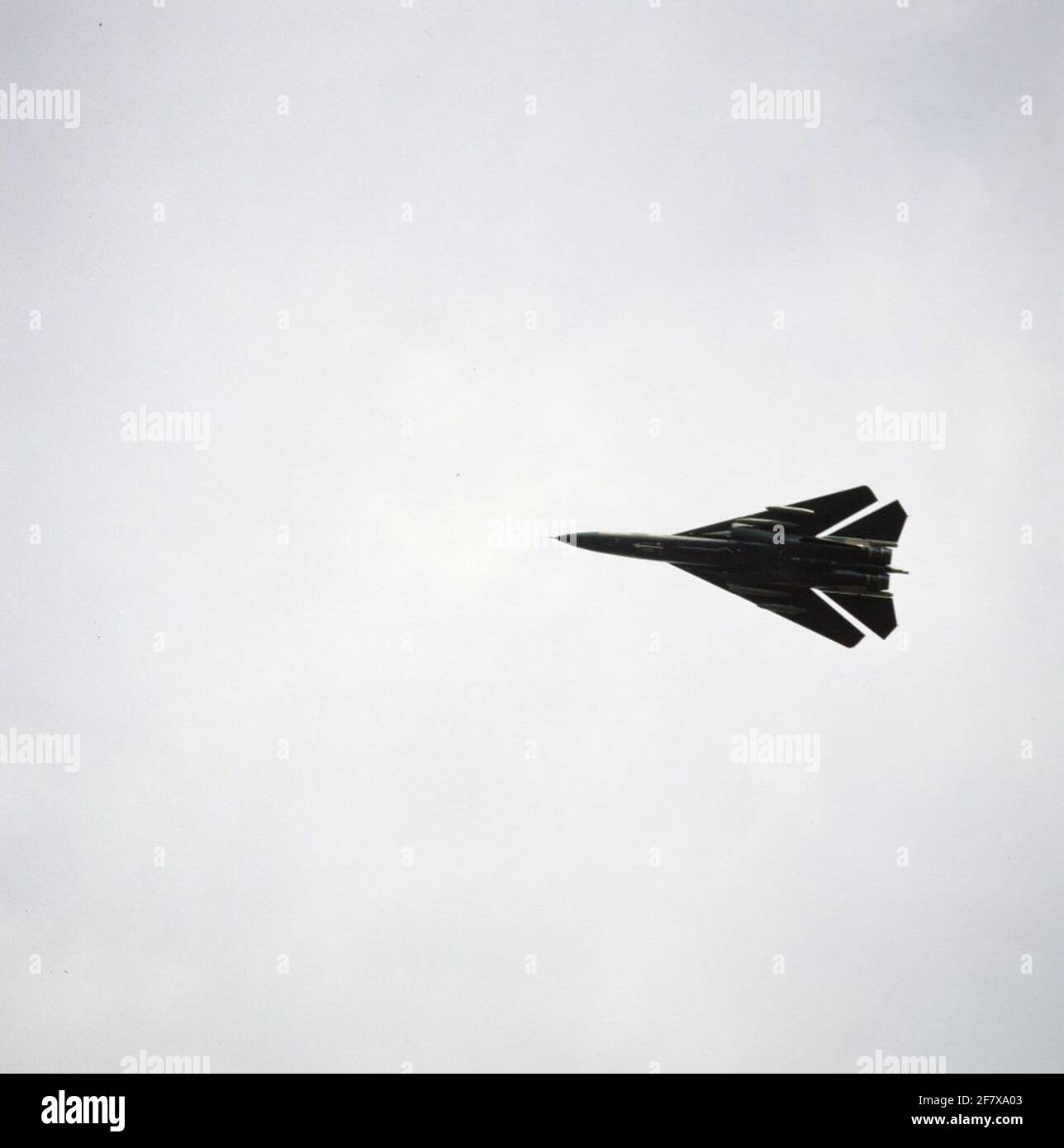 General Dynamics F-111F (yacht) bomber of the 48 Tactical Fighter Wing ...