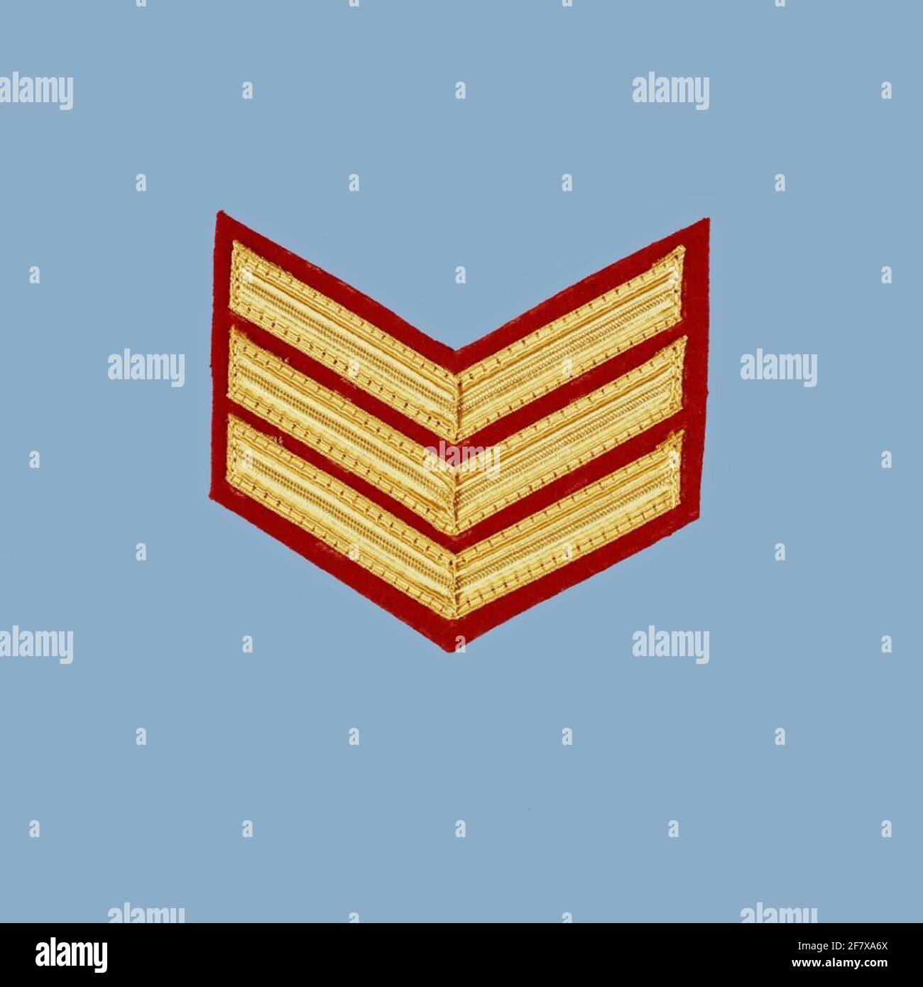 Sleeve logo of a sergeant of the Mariniers (Sgtmarns Stock Photo - Alamy