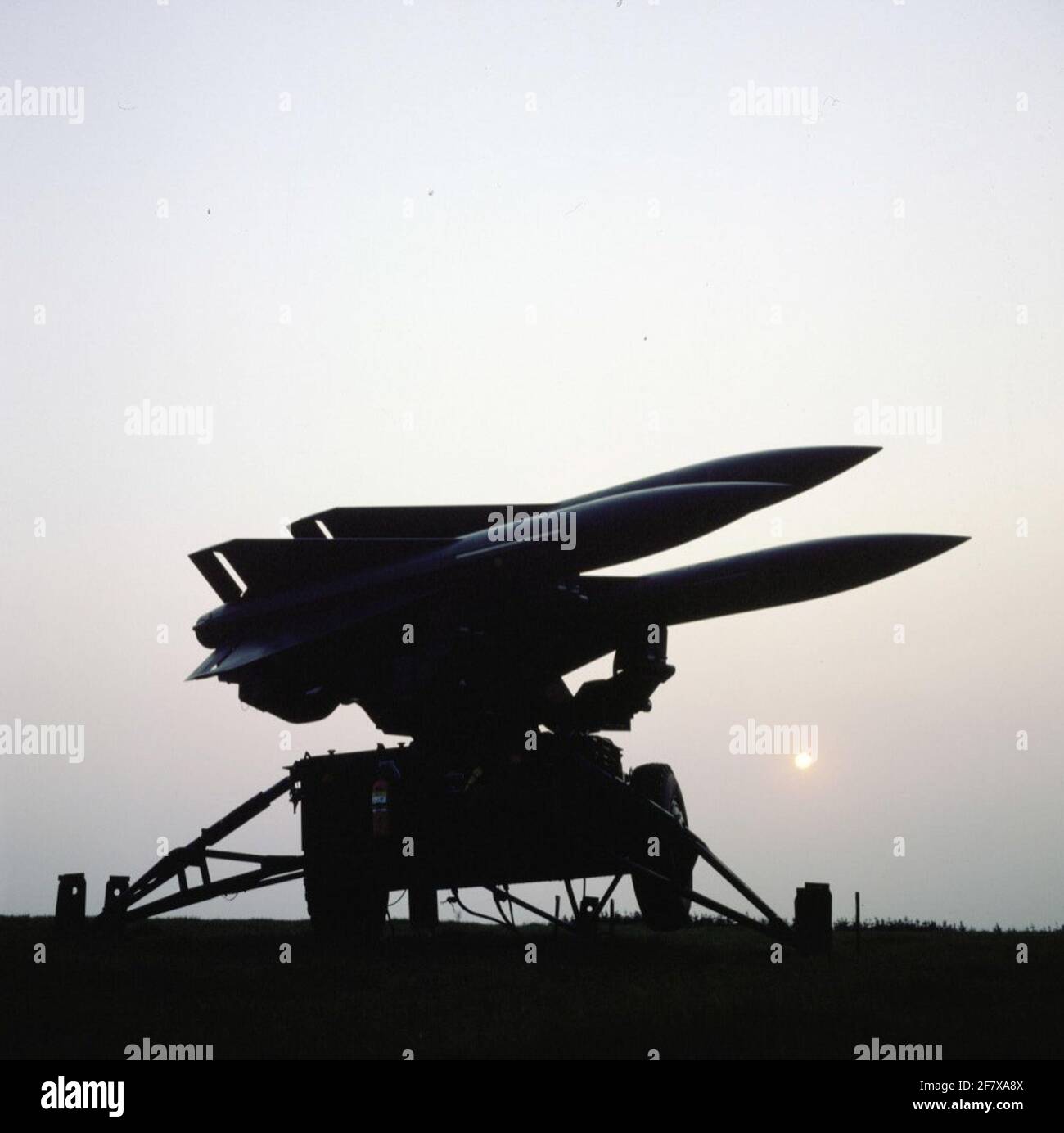 Hawk-Launcher with three rockets of the 3rd group of arms led in ...