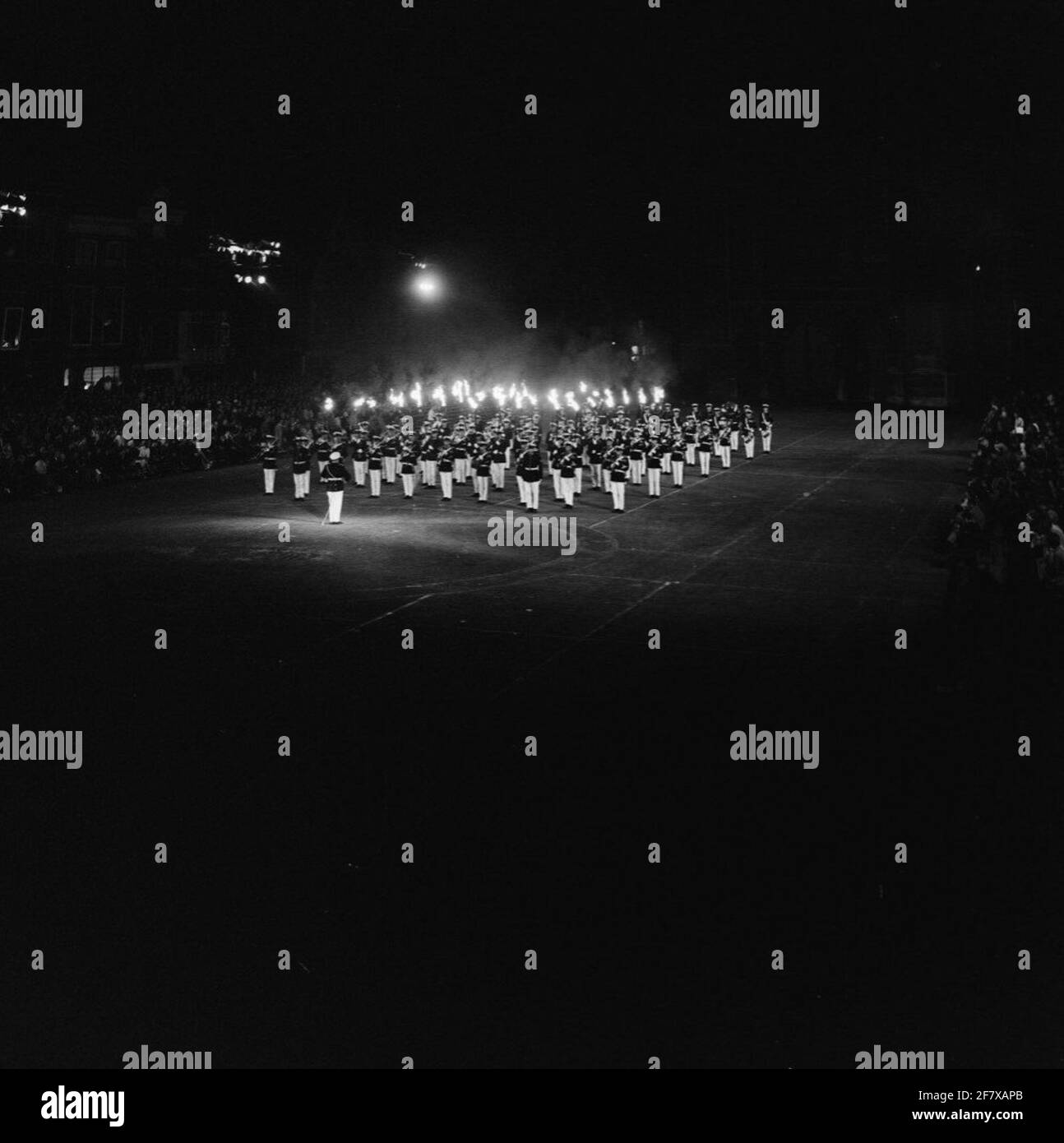 The national tattoo is held on the market in Delft. This tattoo had a ...
