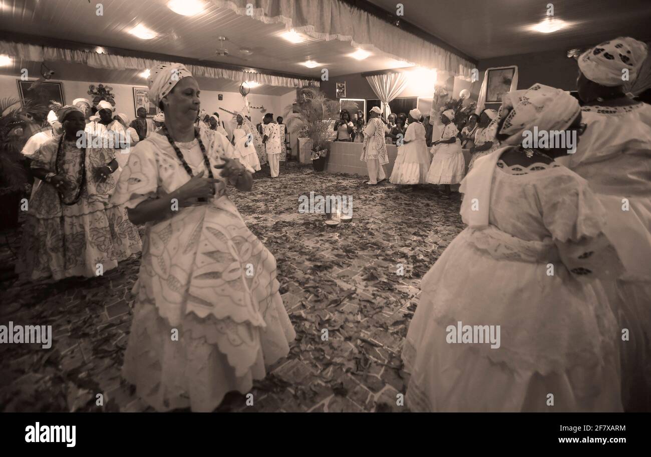 simoes filho, bahia / brazil - february 27, 2016: Candoble supporters ...