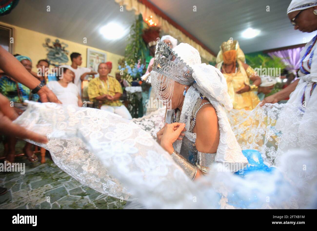 simoes filho, bahia / brazil - february 27, 2016: Candoble supporters ...