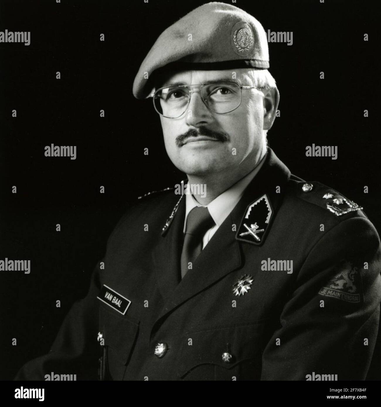 General Major A.P.P.M. Van Baal, deputy commander of the land forces in ...