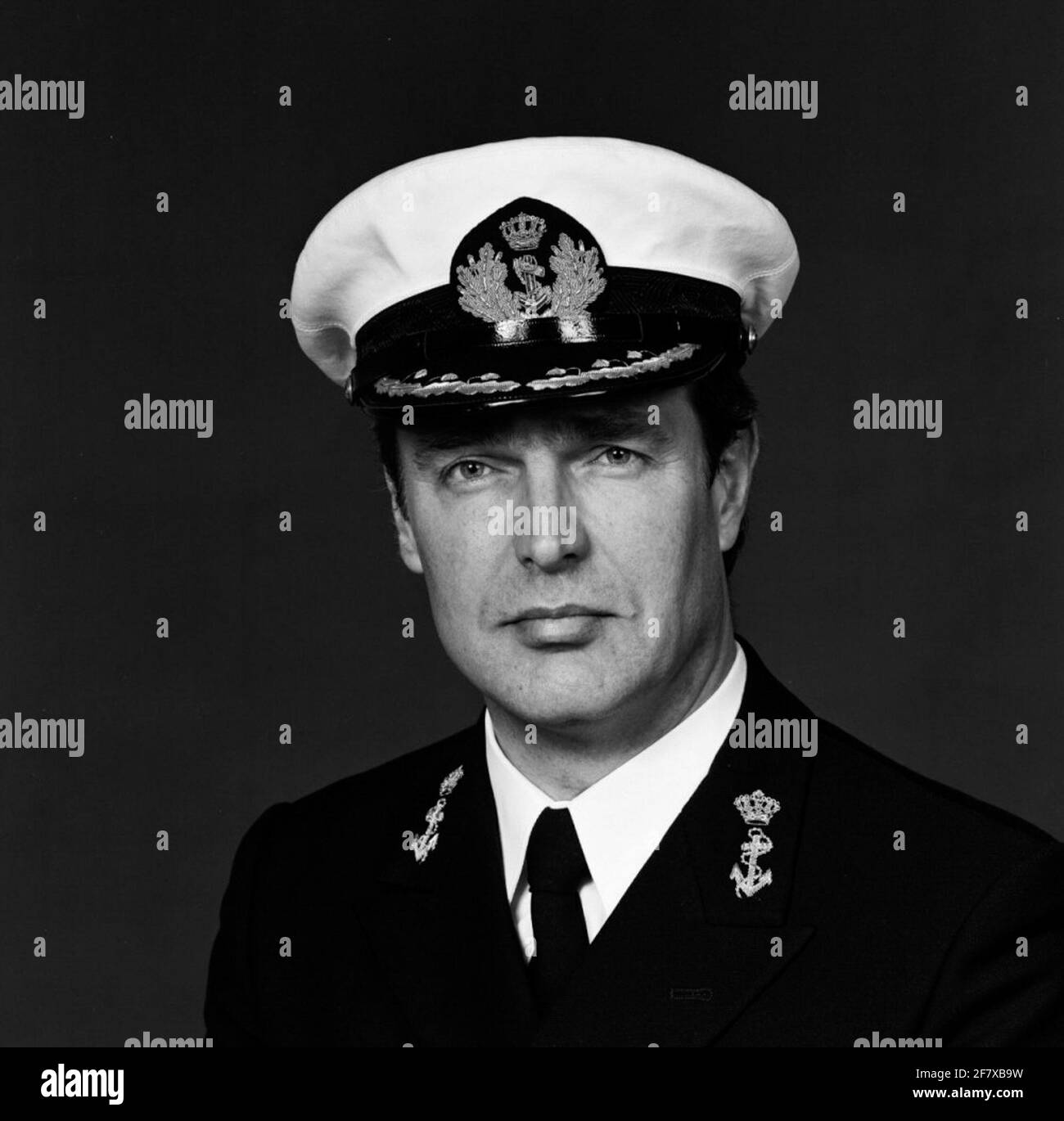 Captain Lieutenant at sea E. Bakker Stock Photo - Alamy