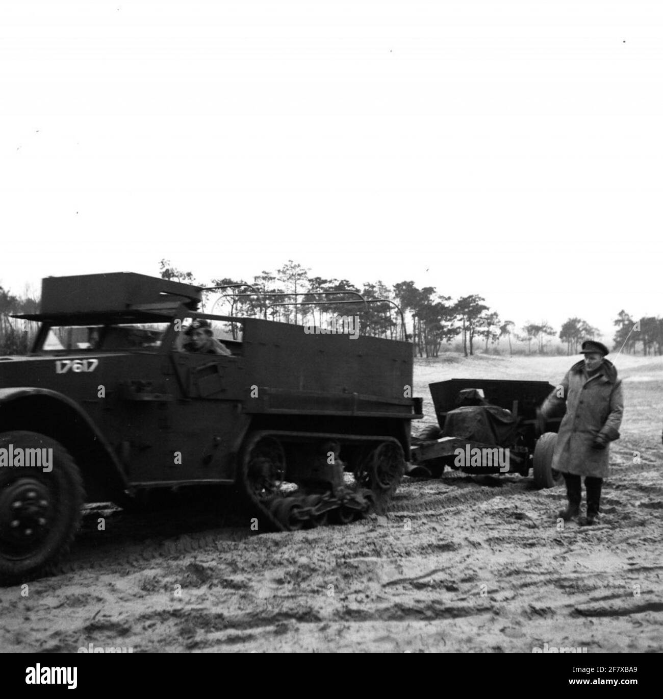 Testing the terrain and pulling night of the International Harvester ...