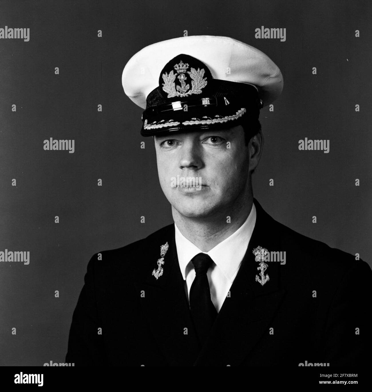 Portrait of captain at sea p.c. Cook Stock Photo - Alamy