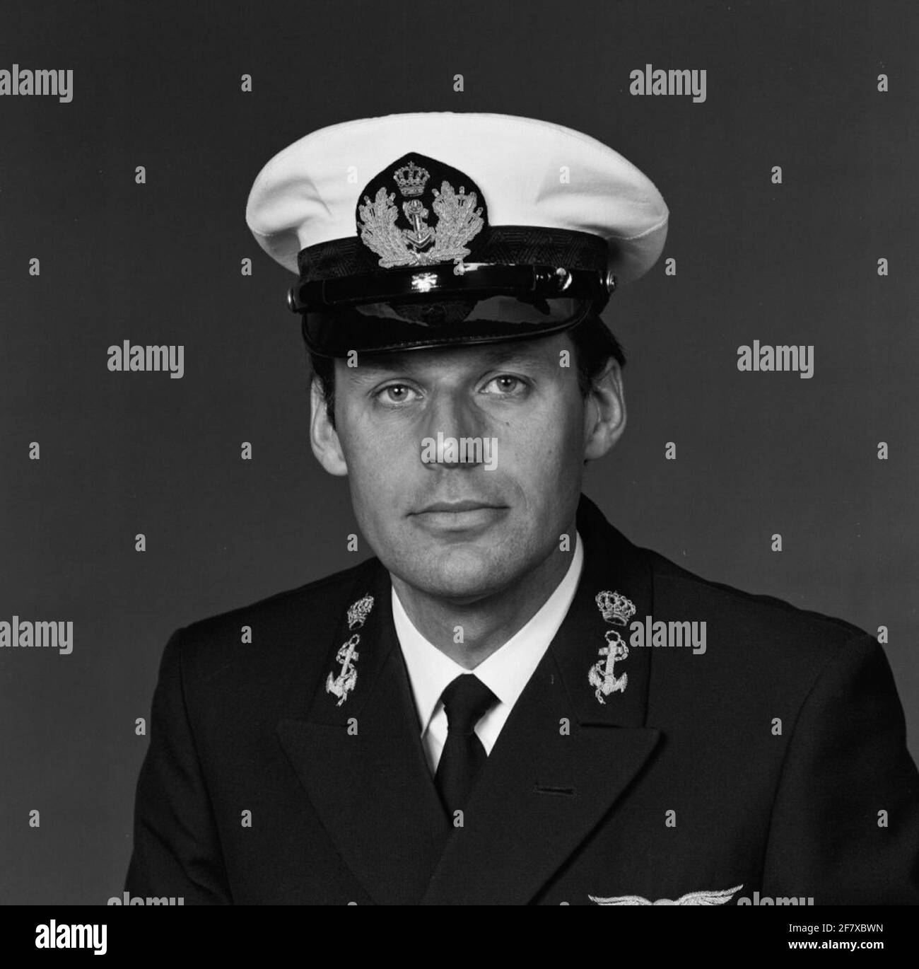 Portrait of lieutenant at sea of 1st class H.i. Timmermans Stock Photo ...