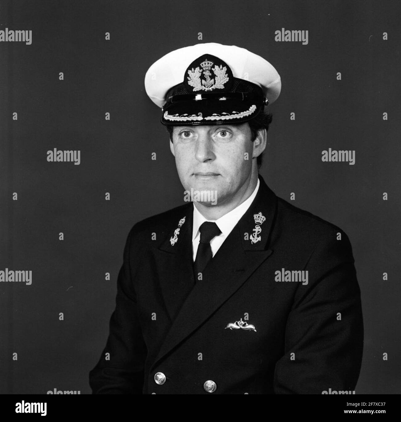 Captain Lieutenant at sea D. Heij Stock Photo - Alamy