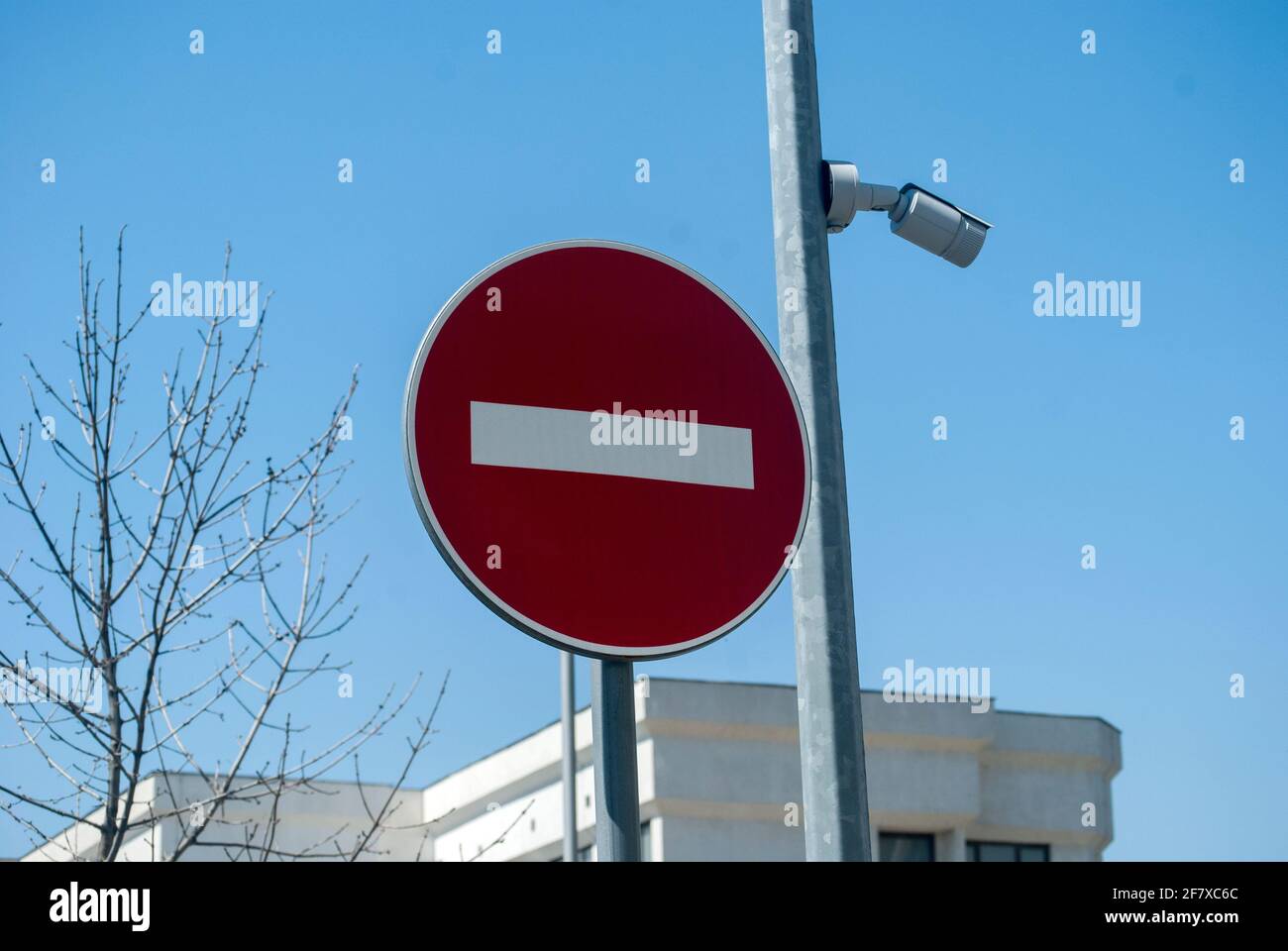 Traffic control sign flag hi-res stock photography and images - Alamy