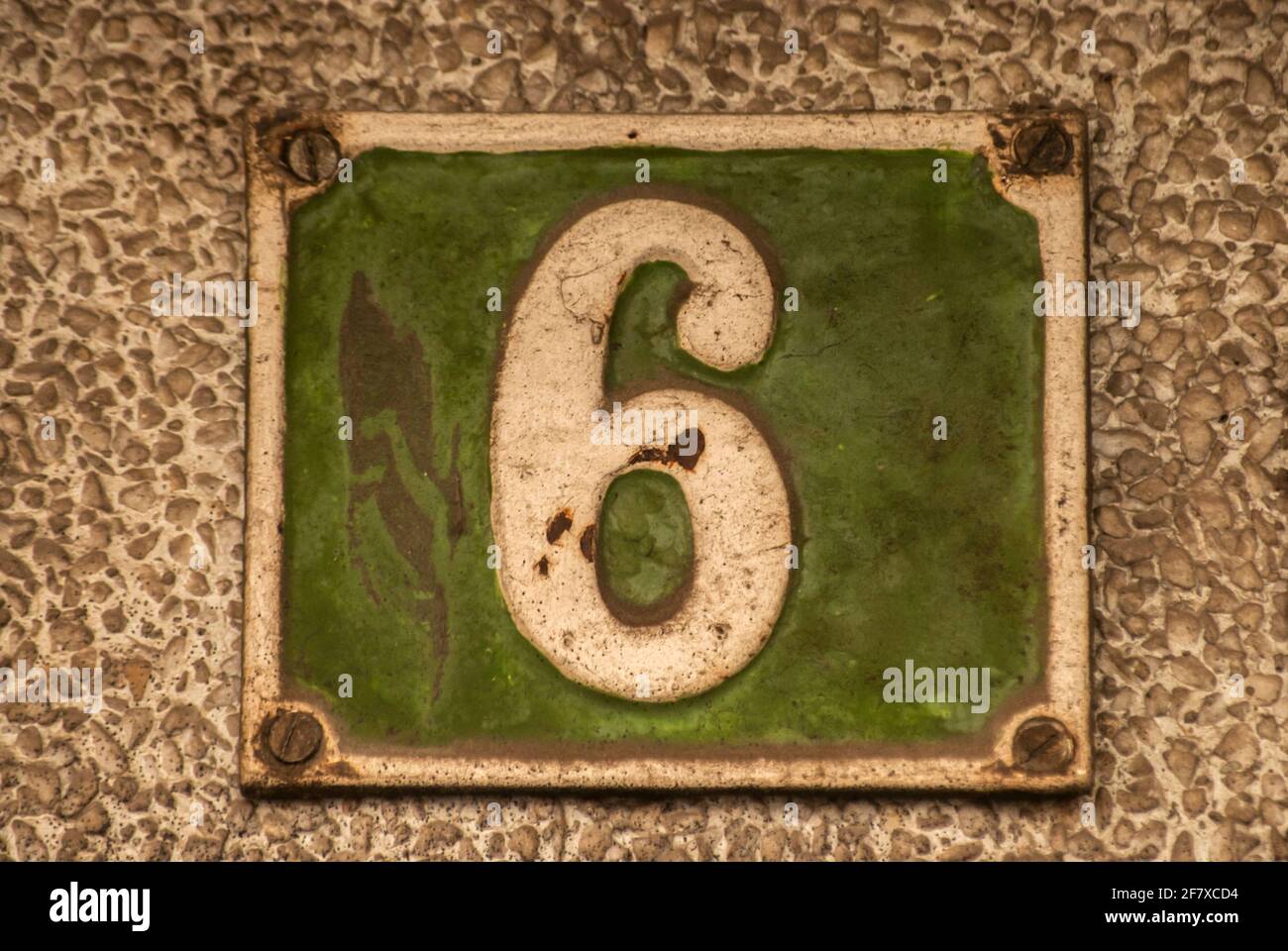 Number plaques hi-res stock photography and images - Alamy