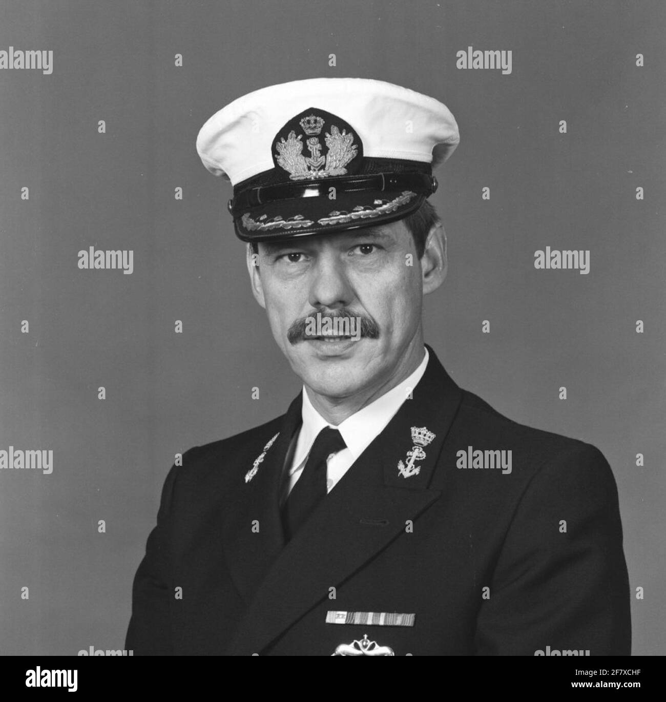 Captain at sea J.W. the hunter. Commander Operational School Stock ...