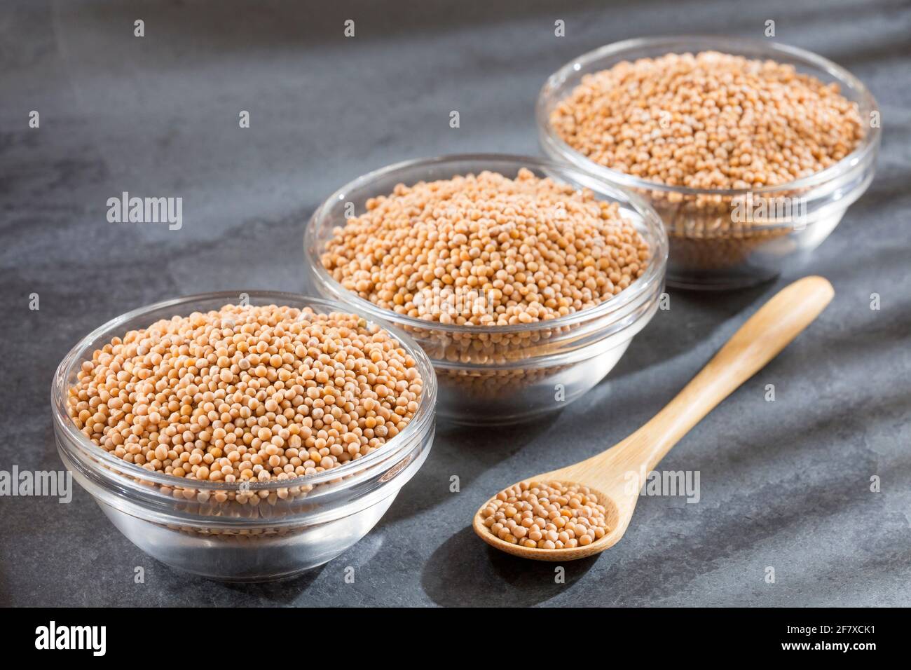 Organic Dried Yellow Mustard Seeds - Sinapis alba Stock Photo - Alamy
