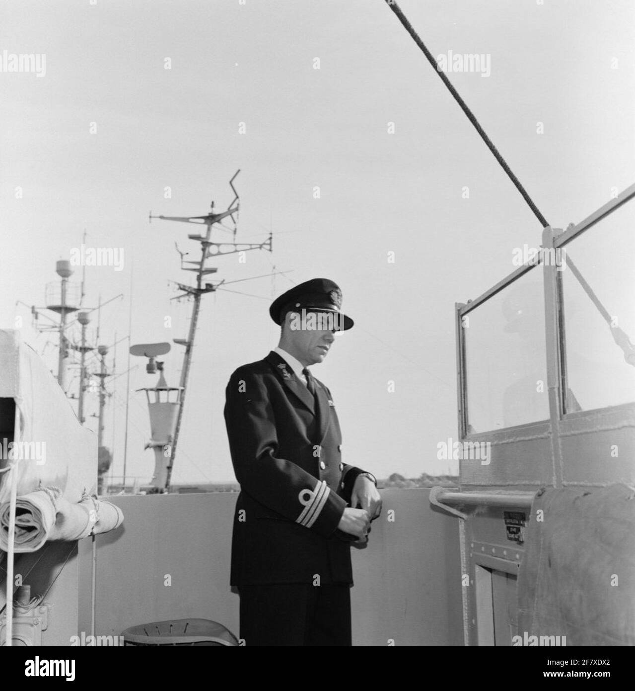 The commander of the Frigate Hr.Ms. Van Zijll (F 811) Captain ...