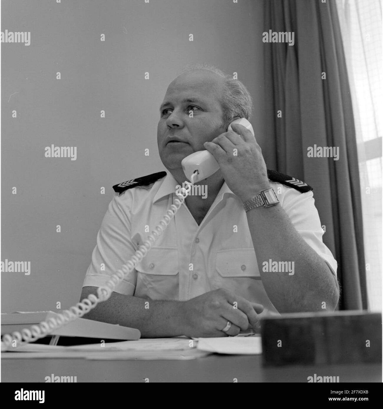 Portrait of sergeant major bread baker t.b.v. A report in the Marine ...