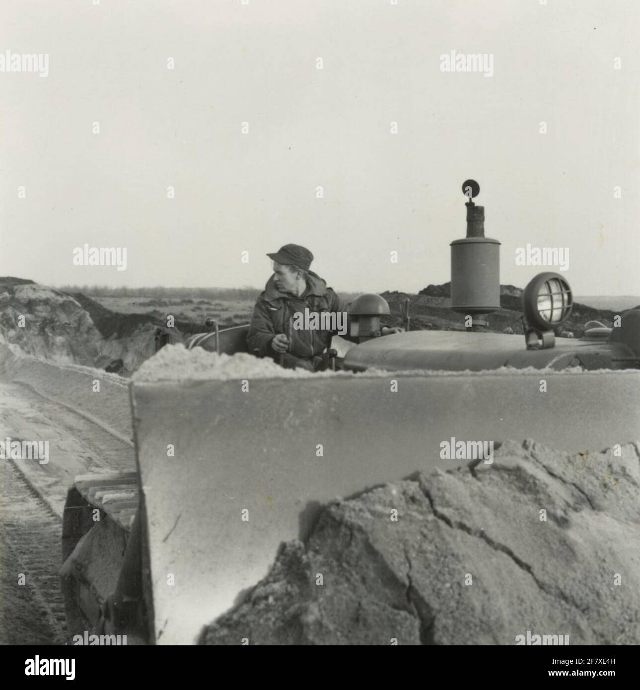 Earthmoving with heavy intact equipment for the construction of the ...