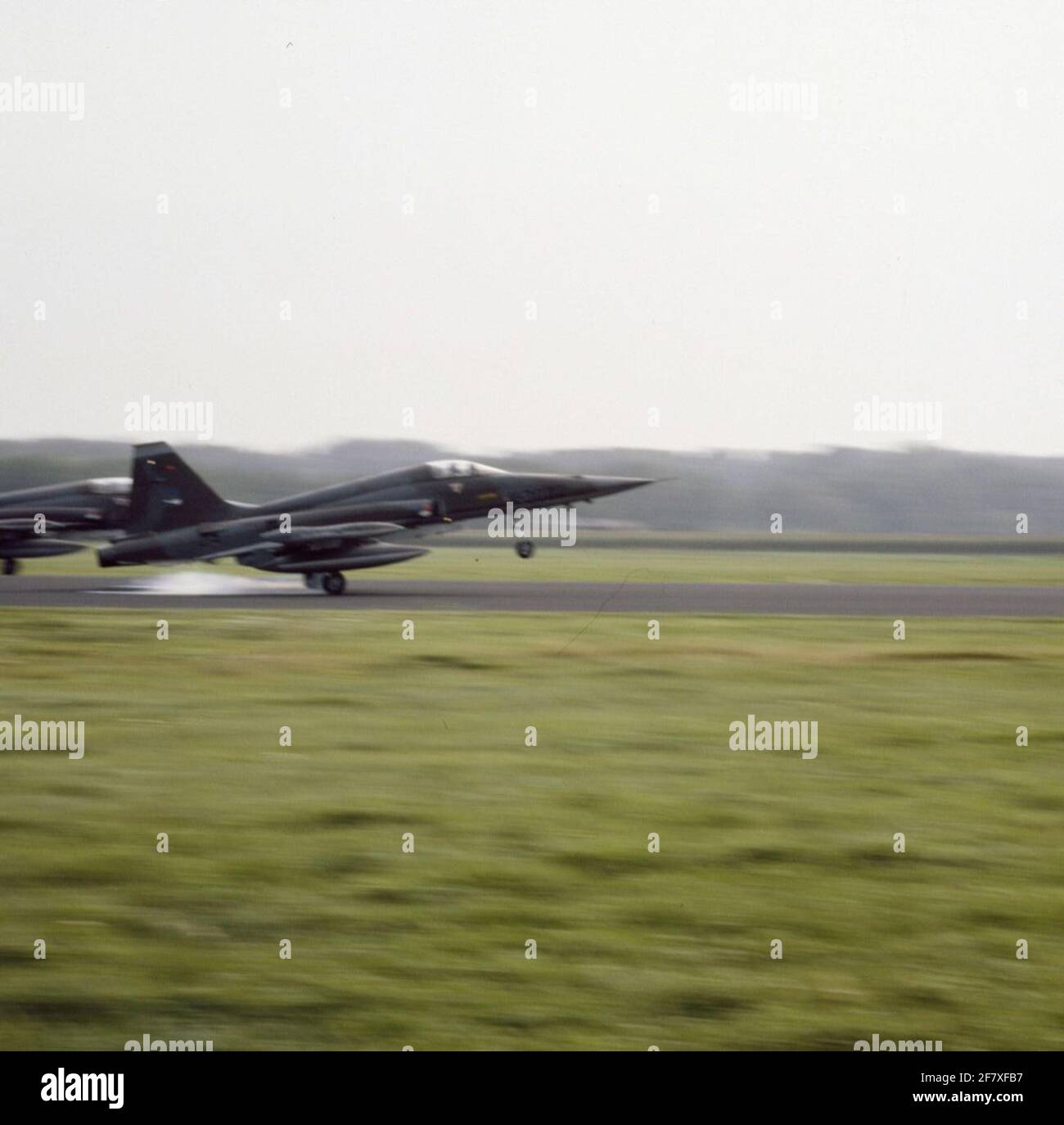 Northrop NF-5s in the landing at the Twenthe airbase Stock Photo - Alamy