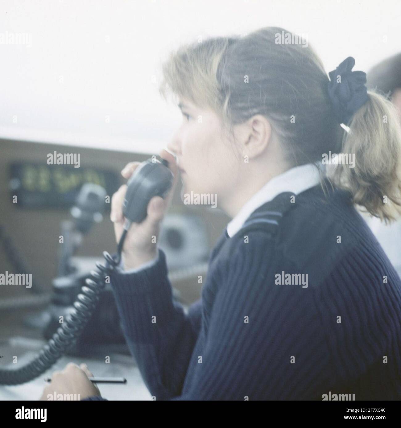 A first Lieutenant air traffic controller at work Stock Photo - Alamy