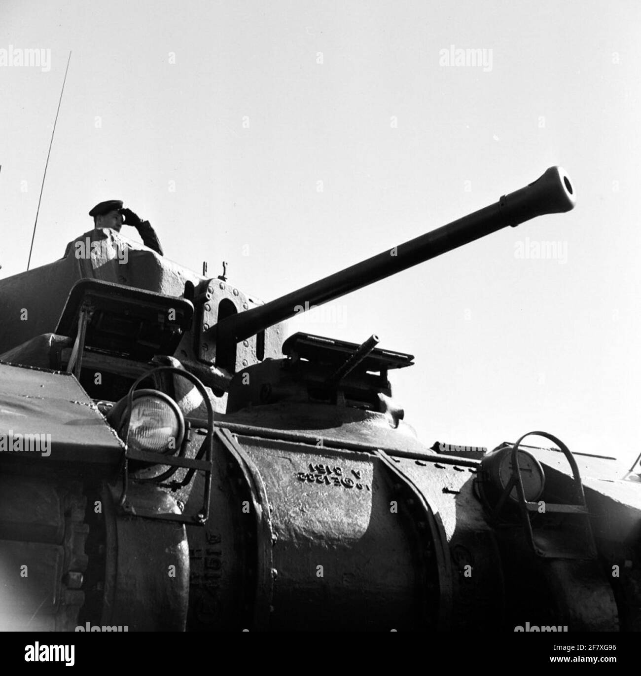 Front view of a medium combat tank RAM II Stock Photo - Alamy