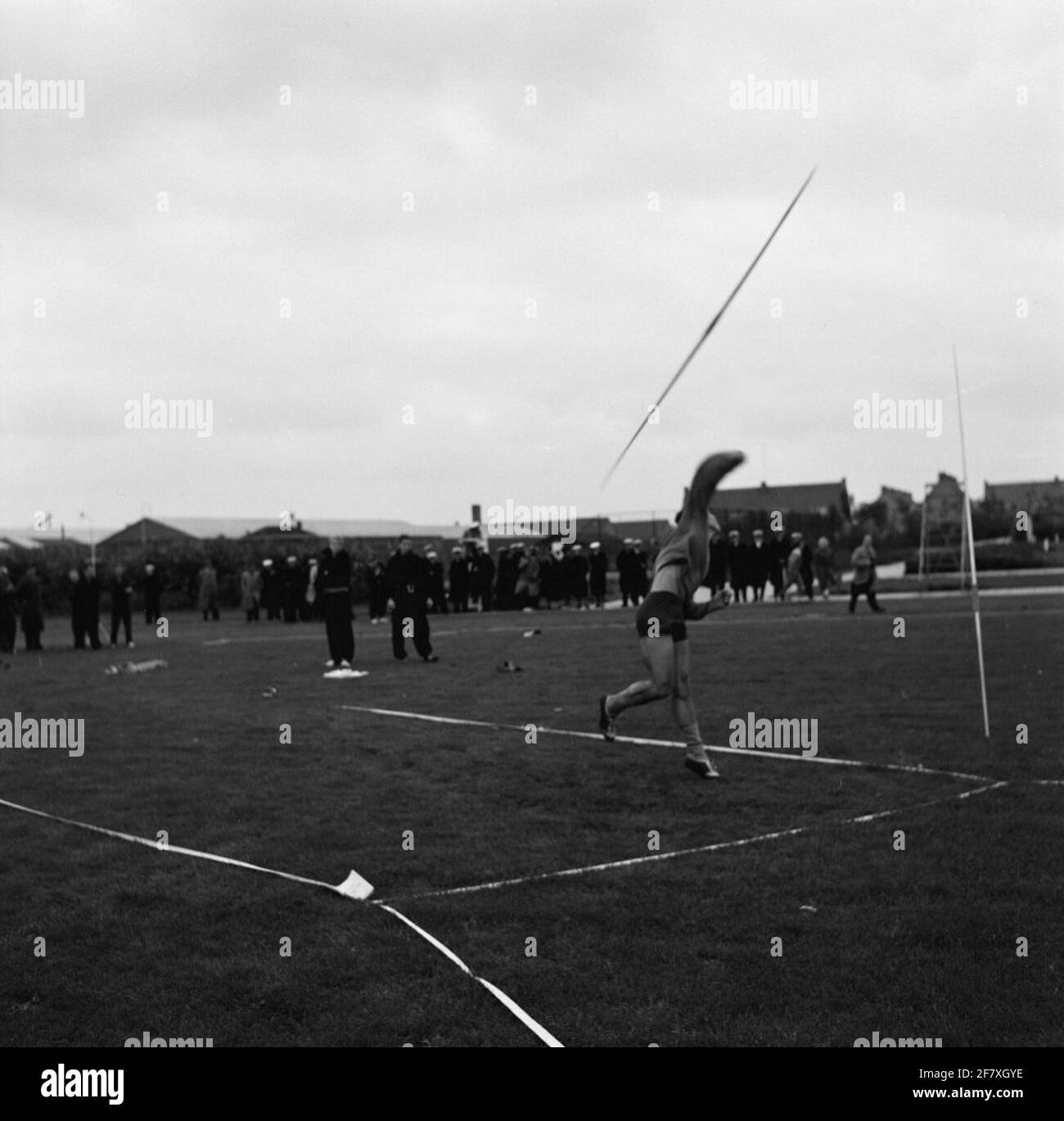 Marine championships athletics in Den Helder, 1957 Stock Photo - Alamy