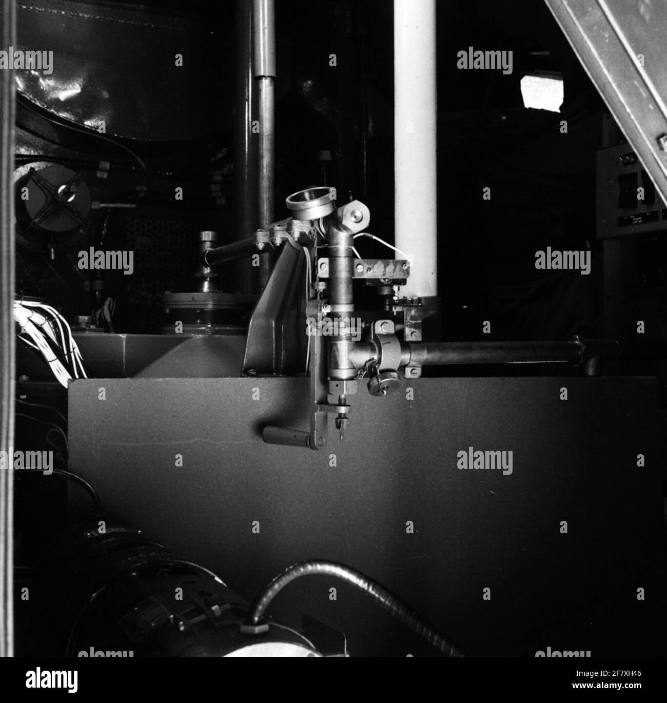 Inner portion of the fire line radar AA 3MK7. This radar was used in ...