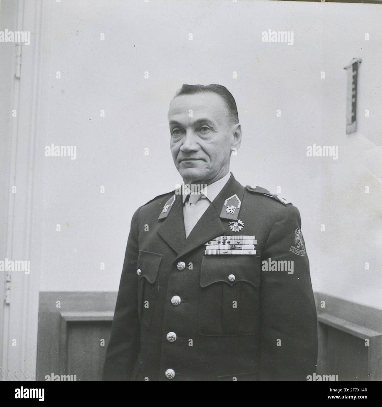 Portrait of General Major of Infantry G. H. Christan Stock Photo - Alamy