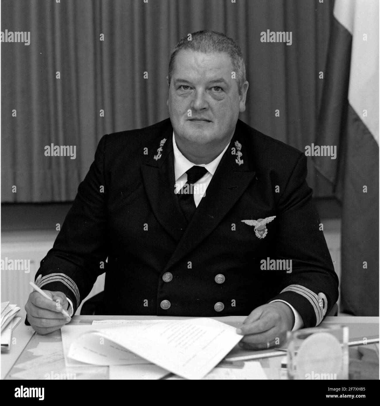 Captain-Lieutenant at sea B.J.J.H. Rous Stock Photo - Alamy
