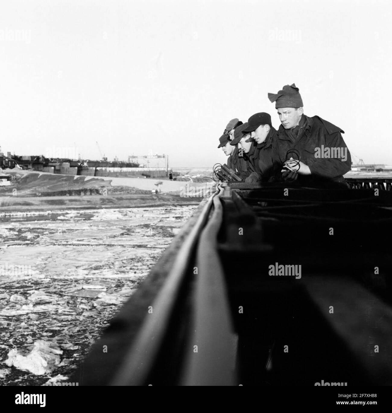 Genisten blowing ice cream at a bailey bridge using trotyl Stock Photo ...