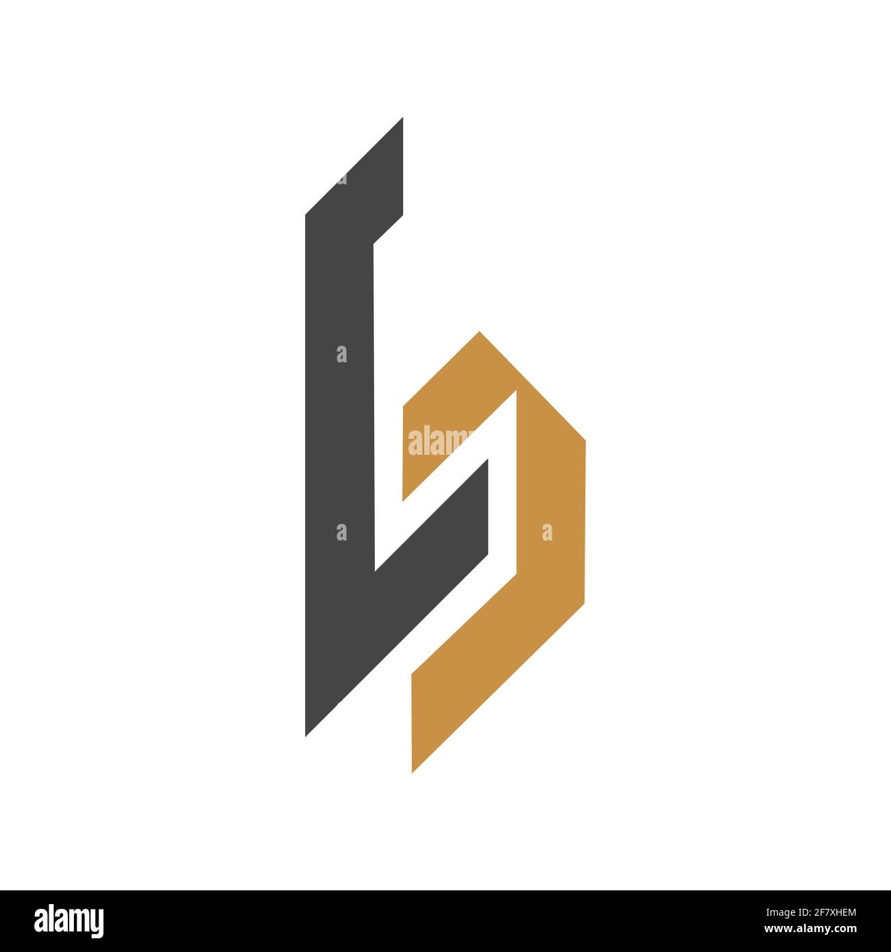 Initial SL letter logo vector template design. Creative abstract letter ...