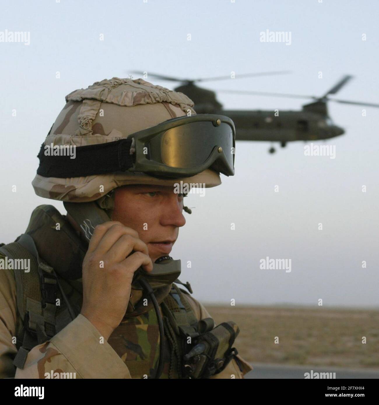 Findings are passed on via the Combat Net Radio FM9000 Stock Photo - Alamy