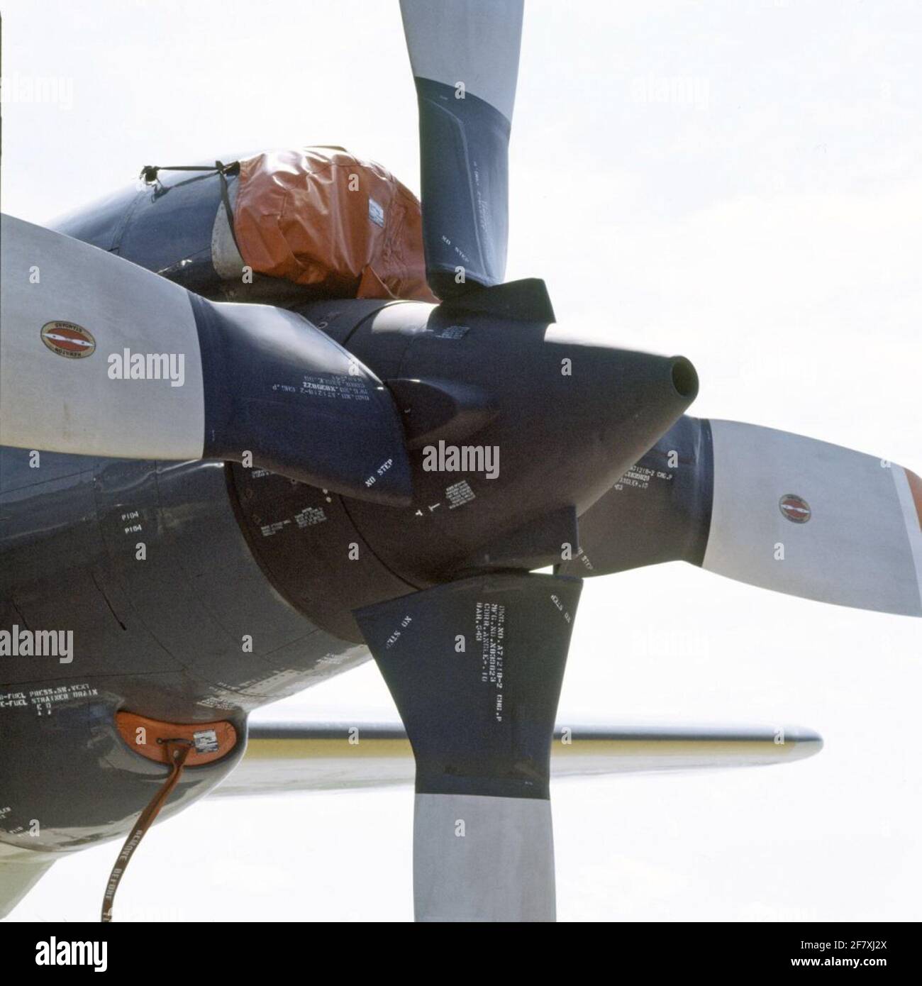 Propeller of a Lockheed P-3C (Update II) Orion long distance Maritime ...