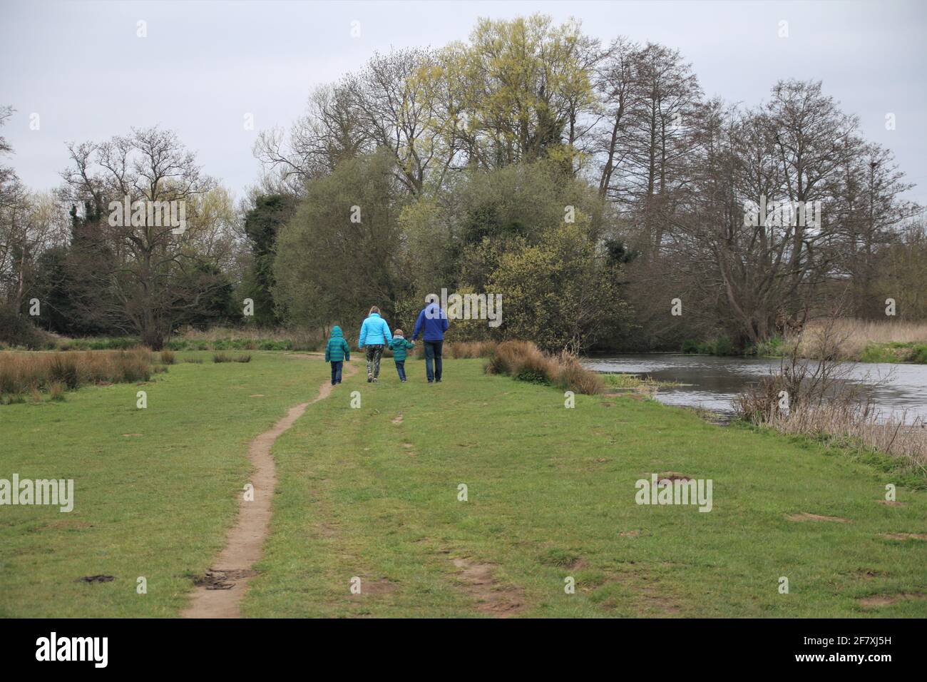 Walking along the riverbank hi-res stock photography and images - Alamy