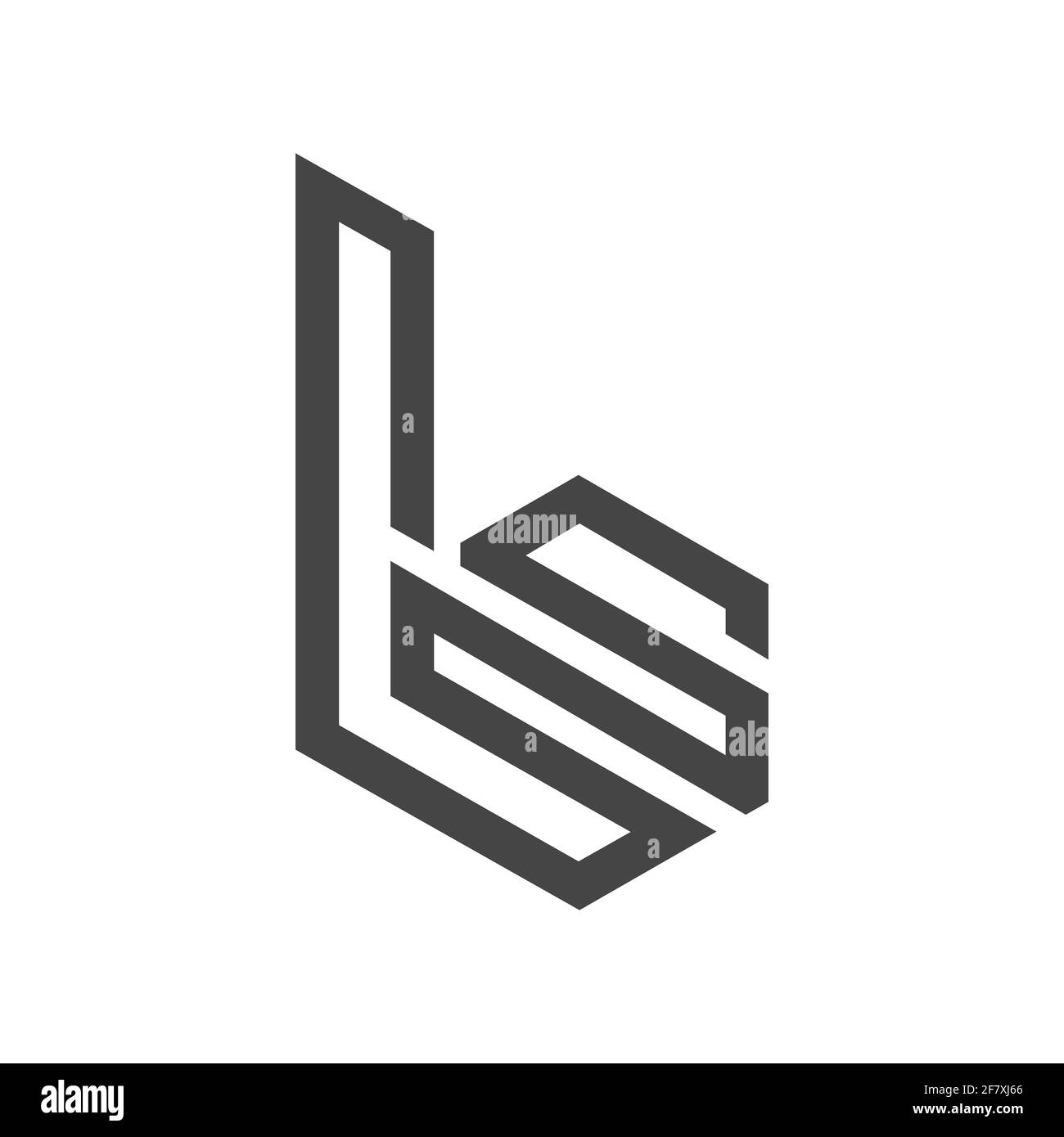 Initial SL letter logo vector template design. Creative abstract letter ...