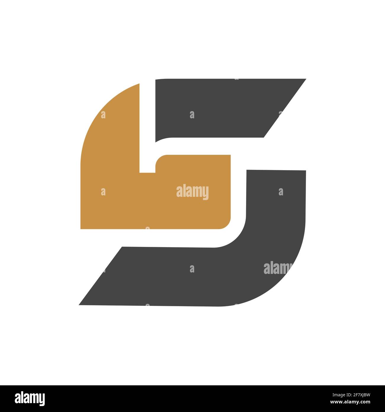 Initial SL letter logo vector template design. Creative abstract letter ...