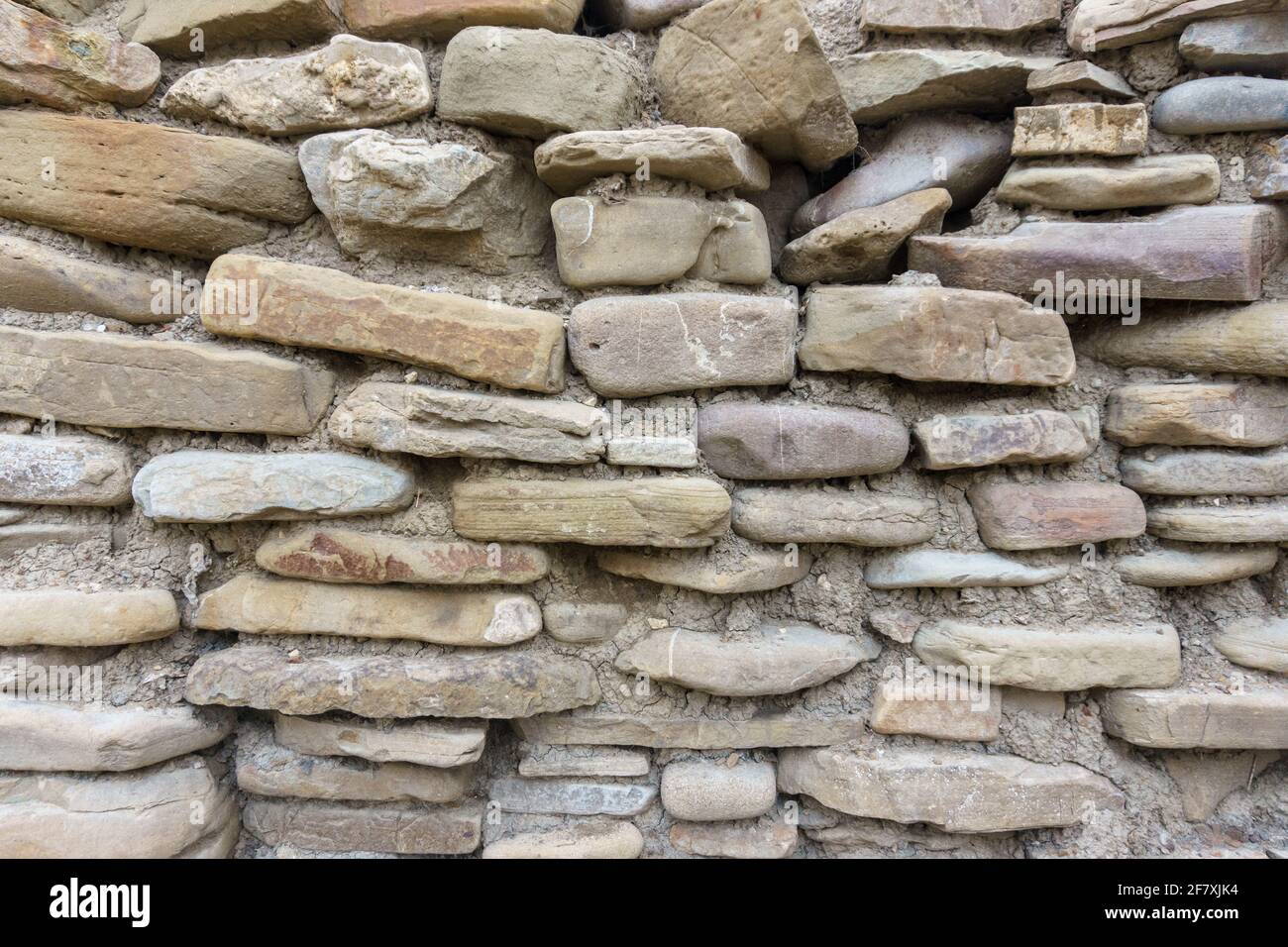 Wall of the old fortress. Background Stock Photo - Alamy