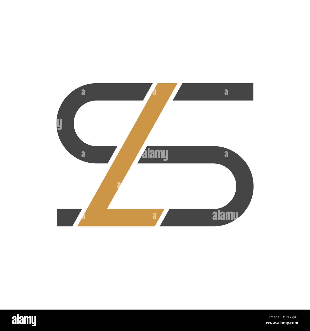 Initial SL letter logo vector template design. Creative abstract letter ...