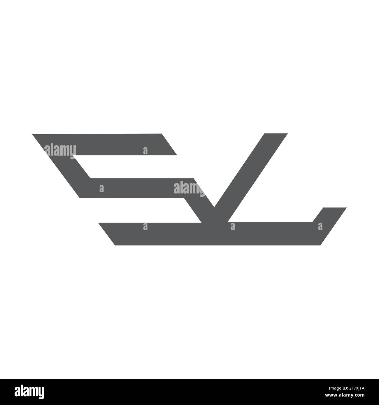 Initial SL letter logo vector template design. Creative abstract letter ...
