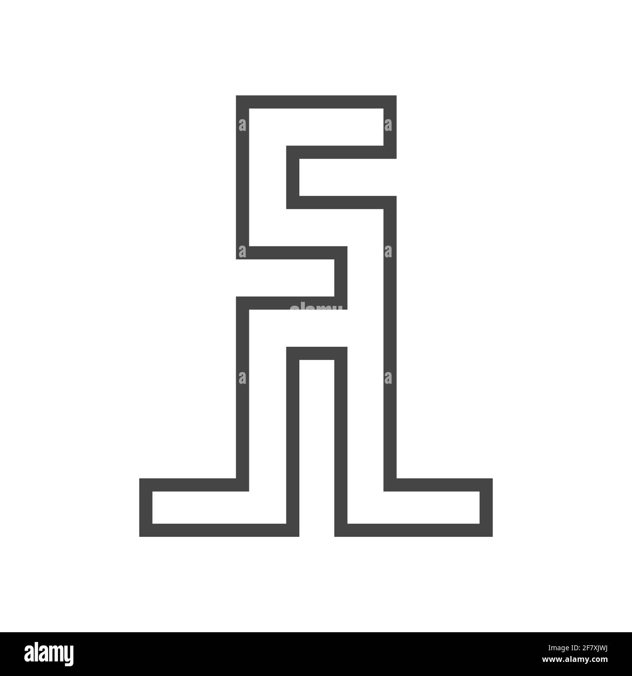 Initial SL letter logo vector template design. Creative abstract letter ...