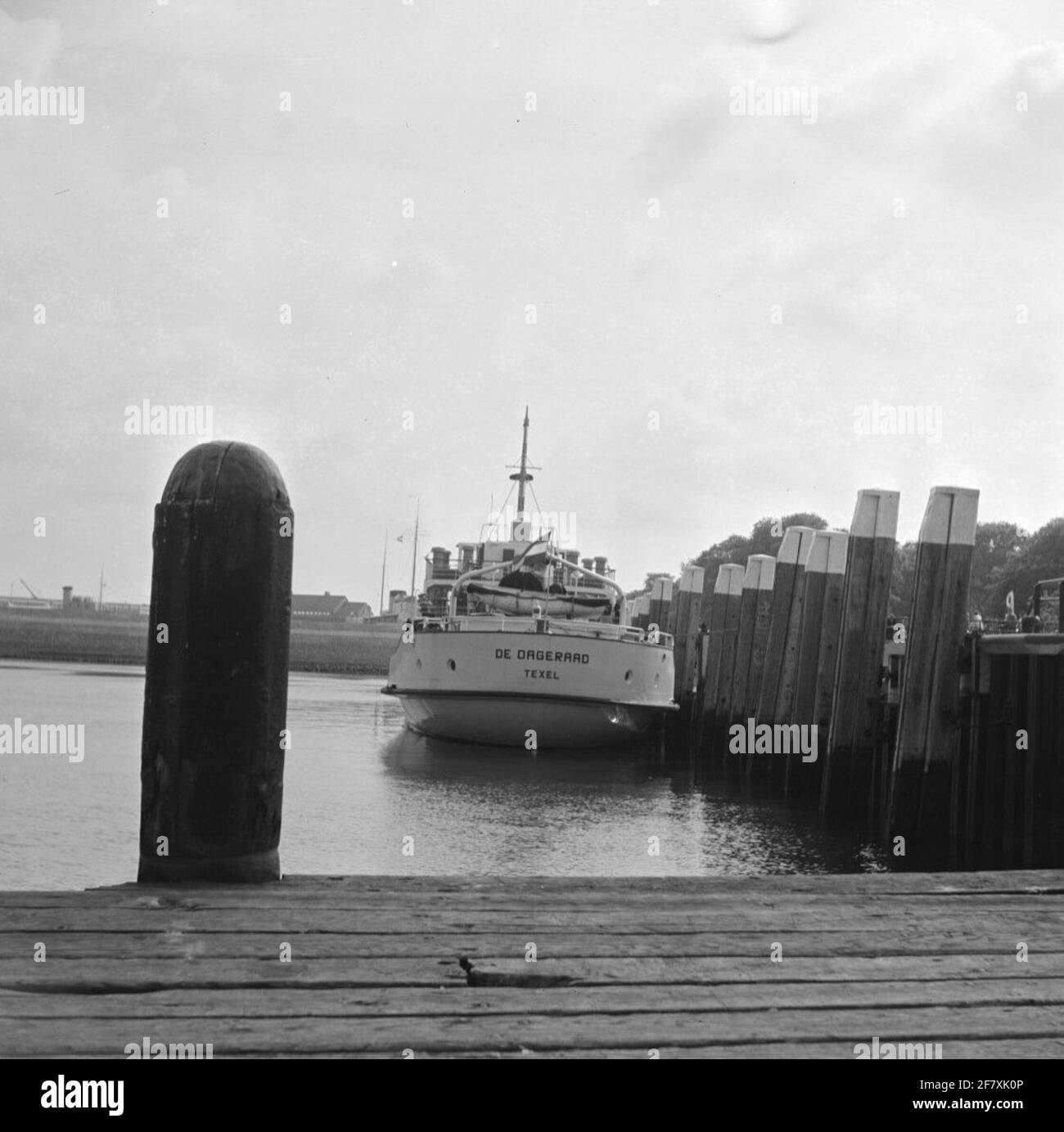 The ferry MS dawn (1955-1965) of the Teso (Texel own steamboat company ...