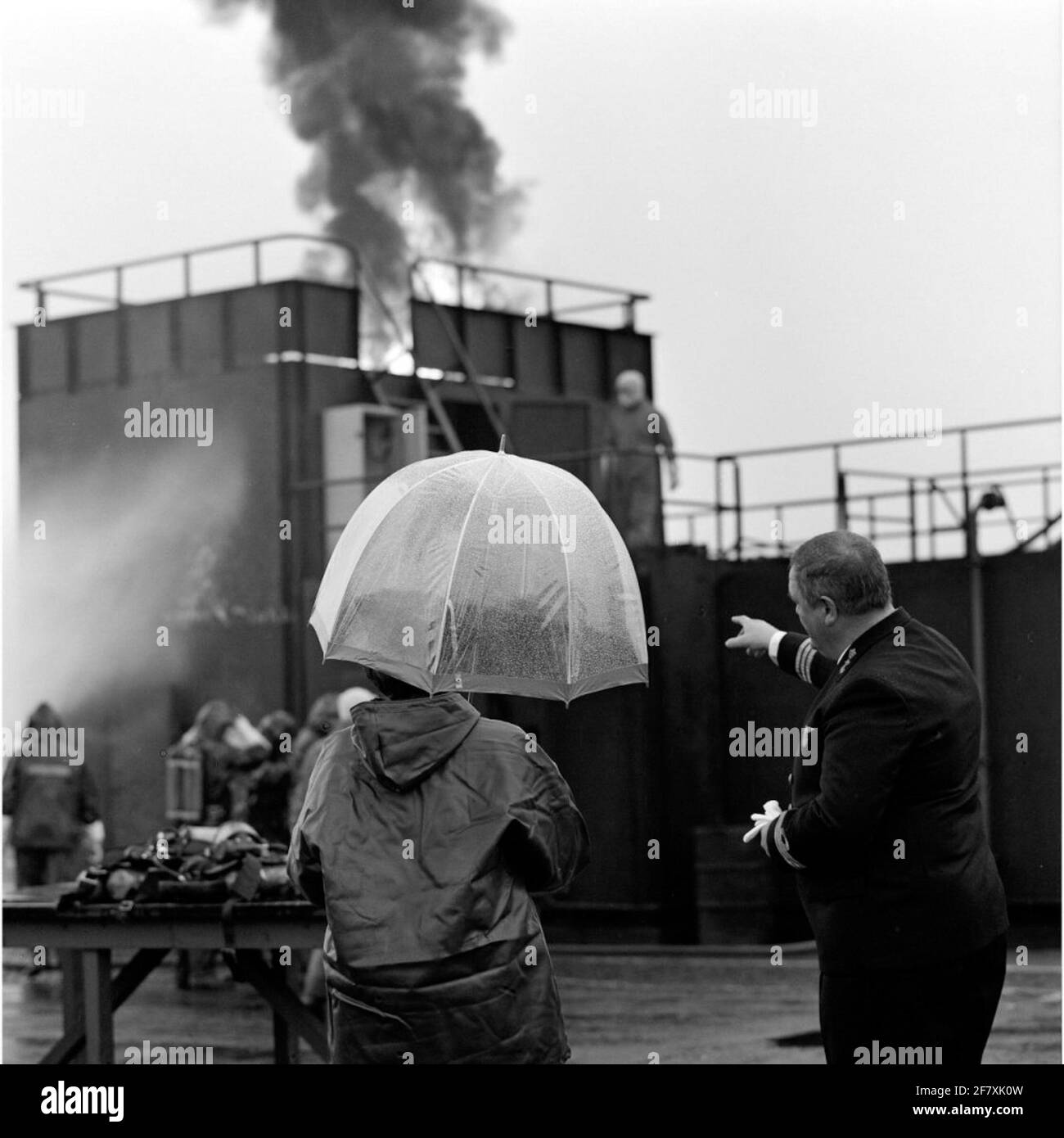 Visit HM Queen Beatrix (umbrella) at the NBCD school (nuclear ...
