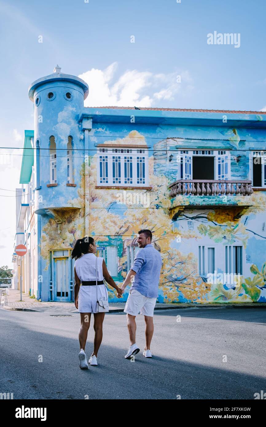 Curacao Willemstad Scharloo, Punda, Otrobanda, Pietermaai collorfull ...