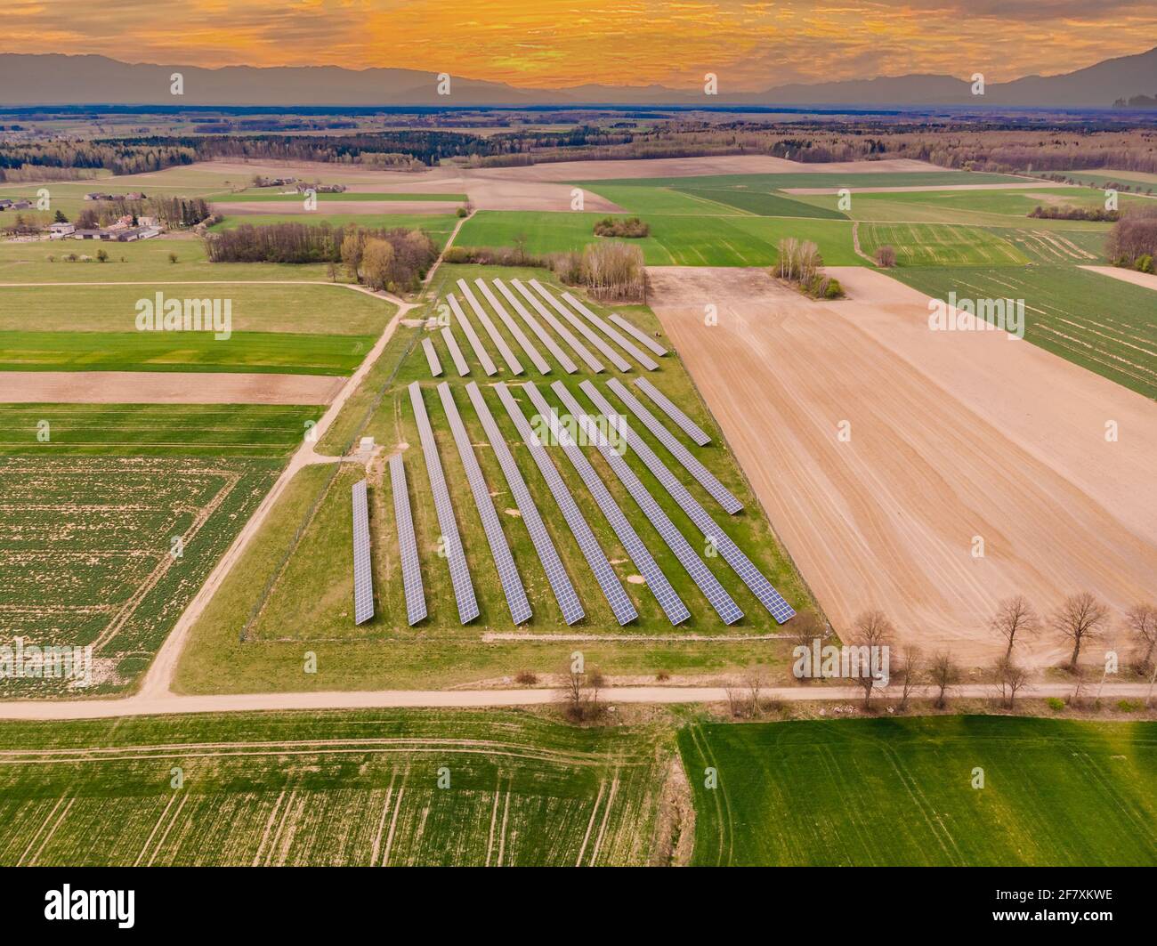 Birds eye view small farm hi-res stock photography and images - Alamy