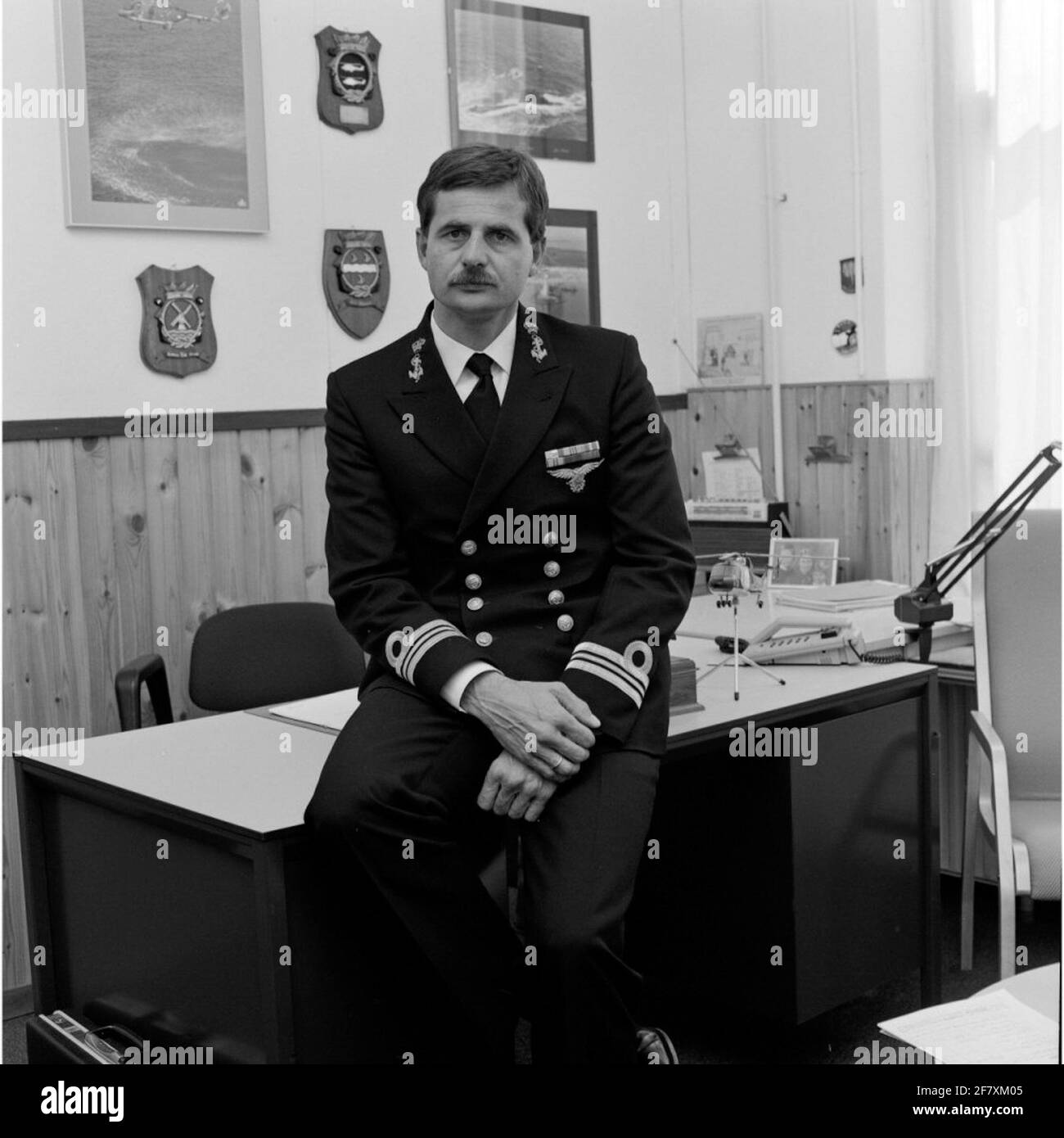 The Commander of Aircraft Quadron 7 (VSQ 7) Lieutenant-Ter-Zee first ...