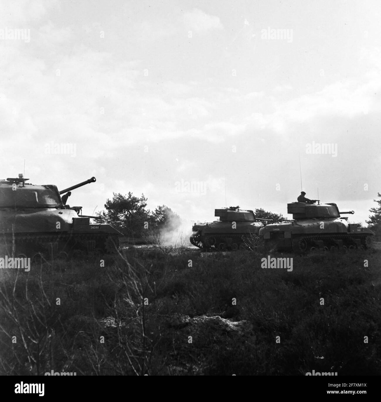 Three medium combat tanks of the RAM II type Stock Photo - Alamy
