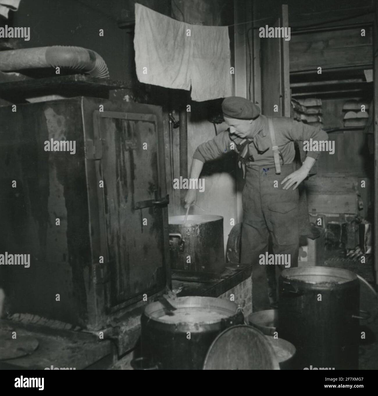 Shock troops from the command South during the Second World War. Chef ...