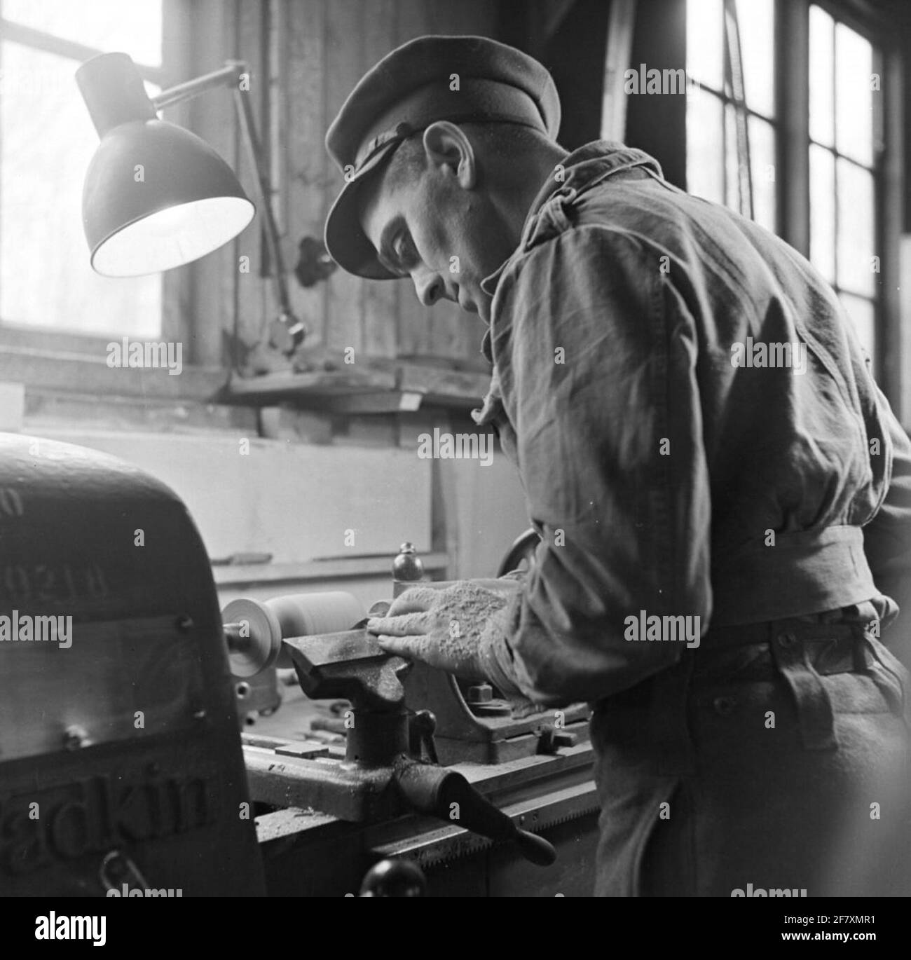 Maintenance work on wood Black and White Stock Photos & Images - Alamy
