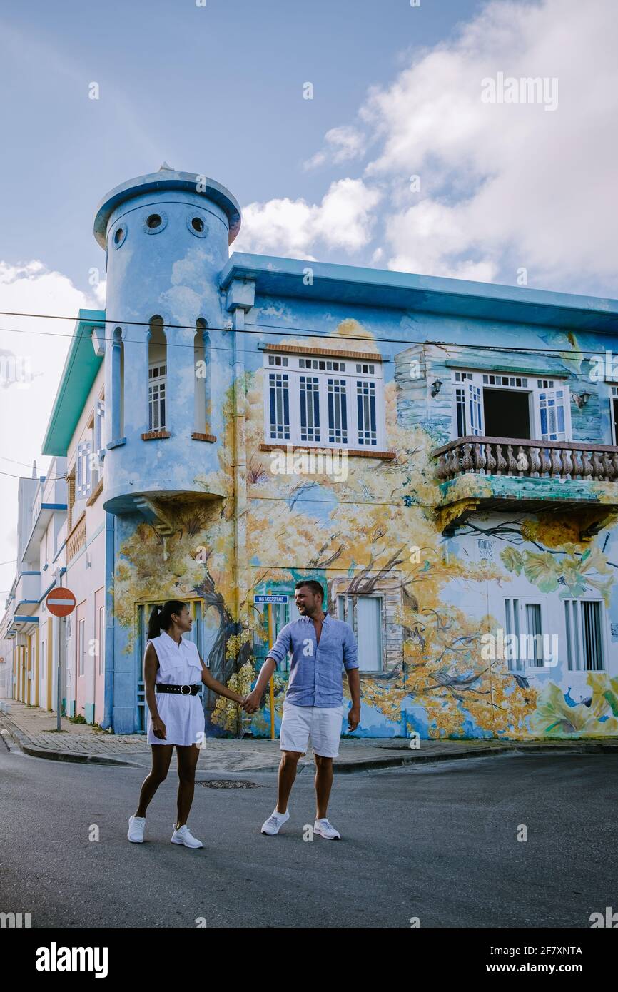 Curacao Willemstad Scharloo, Punda, Otrobanda, Pietermaai collorfull ...