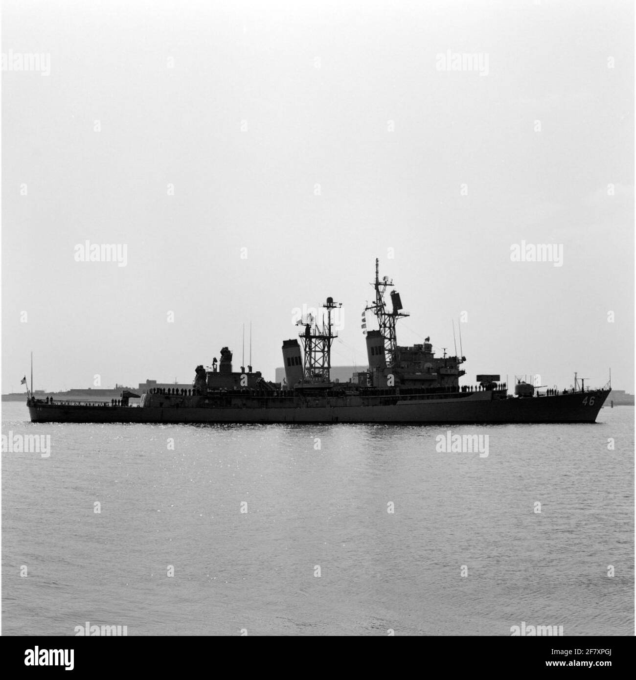 The American Destroyer USS Preble (DDG 46, 1960) was part of the ...