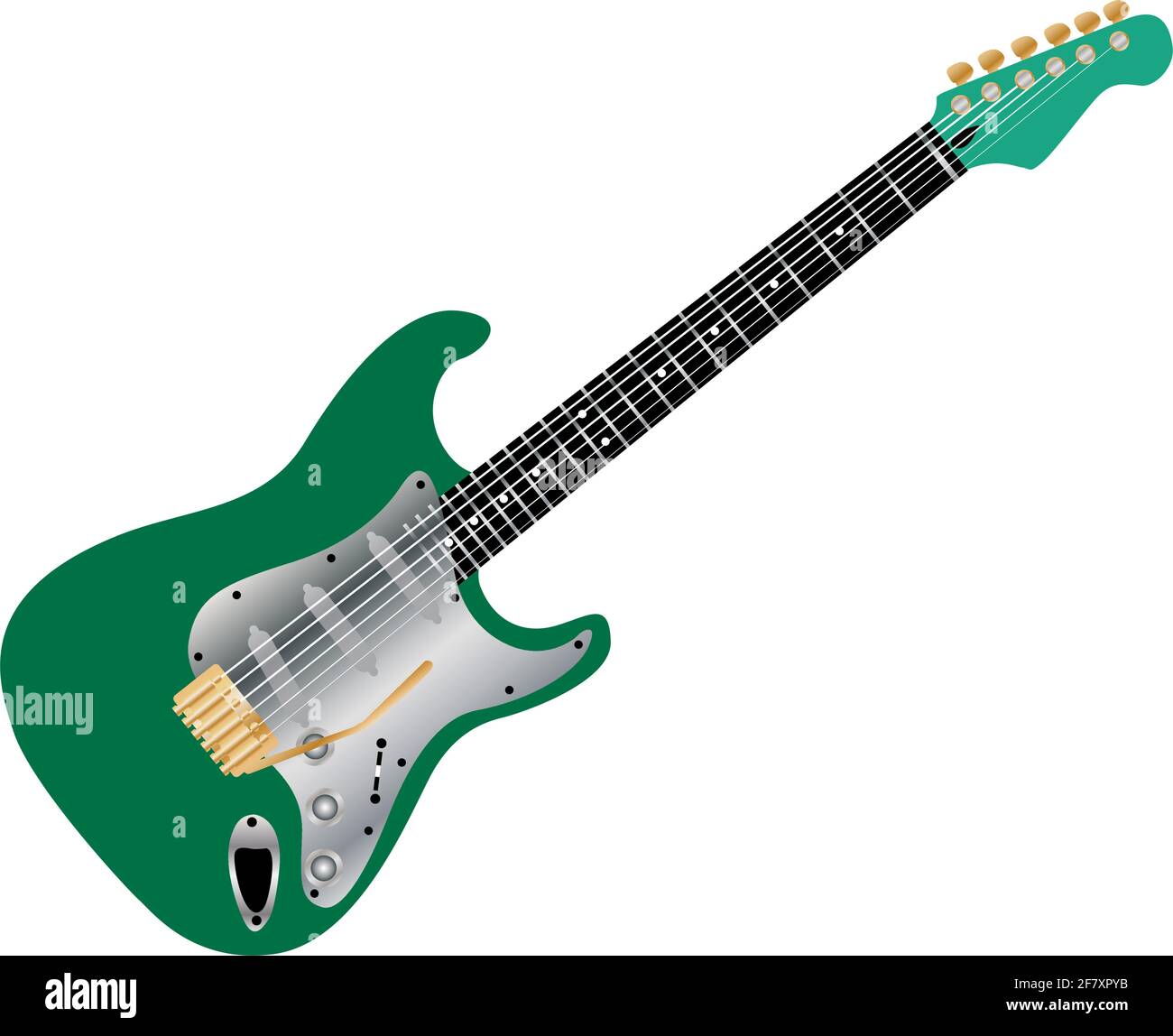 Pattern of color electric guitar for design use Stock Vector Image ...